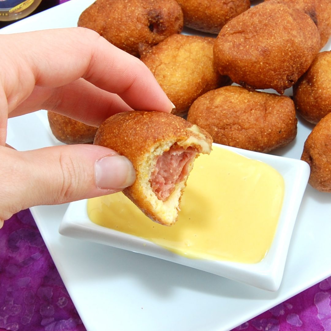 Mini Corn Dogs - Sweet Pea's Kitchen