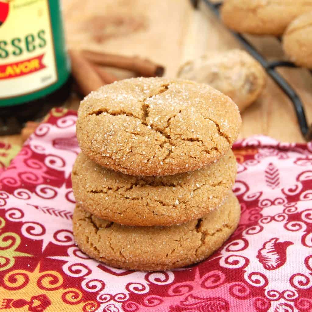 Soft and Chewy Molasses Spice Cookies - Sweet Pea's Kitchen