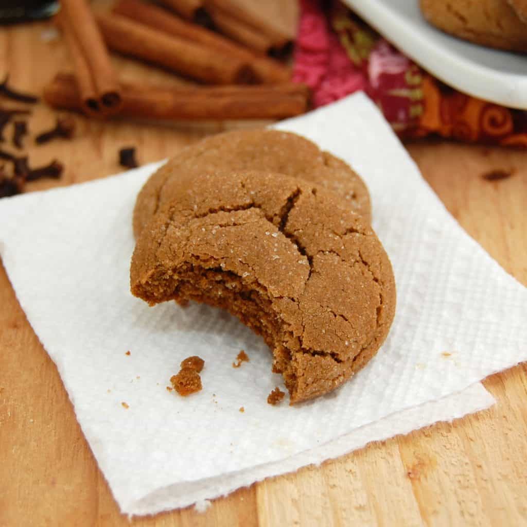 Soft and Chewy Molasses Spice Cookies - Sweet Pea's Kitchen