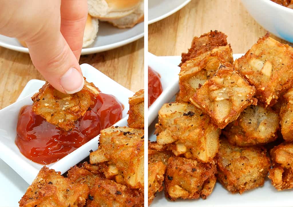 Homemade Crispy Potato Tots (Tater Tots) | Sweet Pea's Kitchen