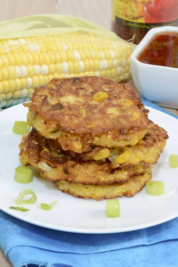 Quick And Easy Pan Fried Corn Fritters Recipe Sweet Peas Kitchen