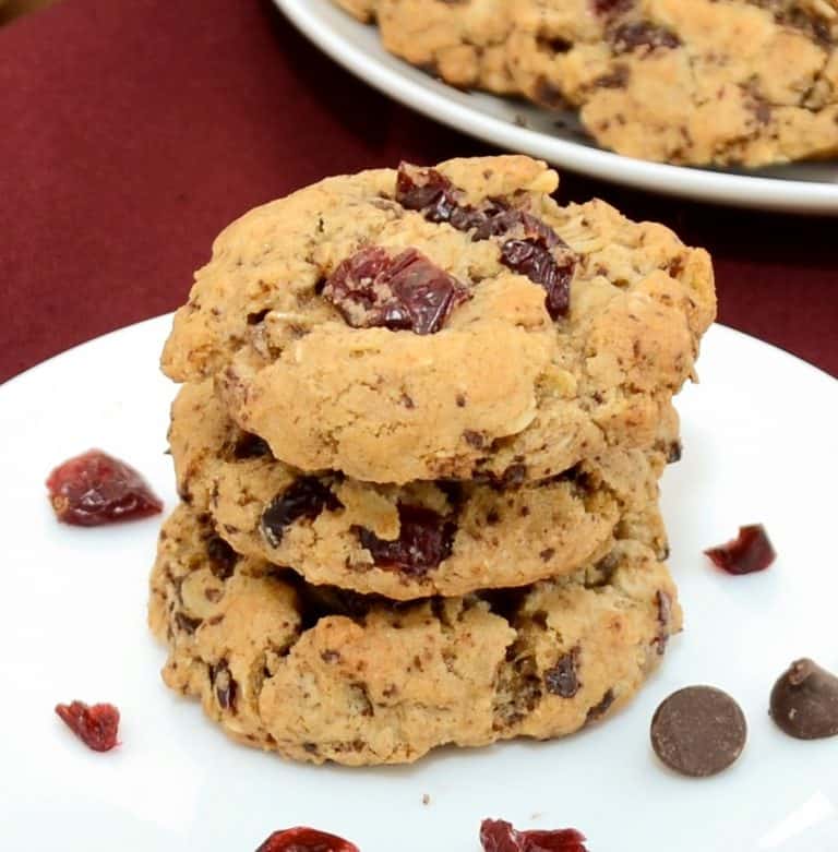 Chocolate Cherry Heart Healthy Cookies - Sweet Pea's Kitchen
