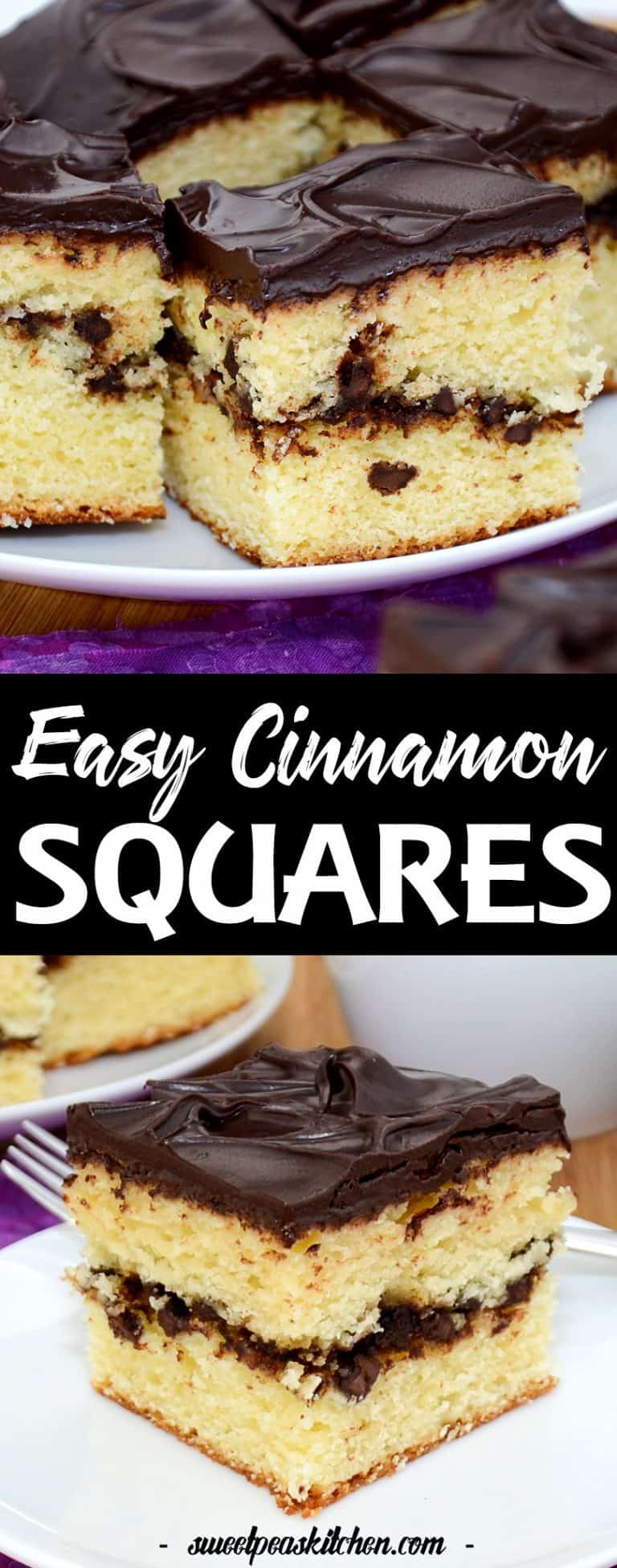 Easy Cinnamon Squares Recipe - Sweet Pea's Kitchen