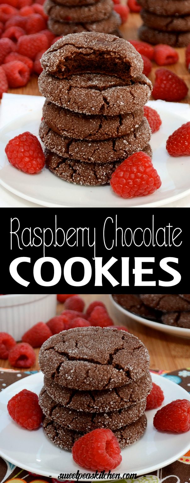 Raspberry Chocolate Cookies - Sweet Pea's Kitchen