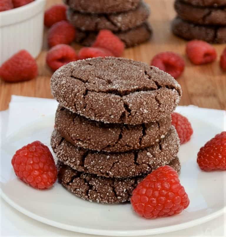 Raspberry Chocolate Cookies - Sweet Pea's Kitchen