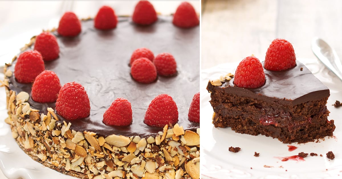 Raspberry Chocolate Cake Torte Recipe - Sweet Pea's Kitchen