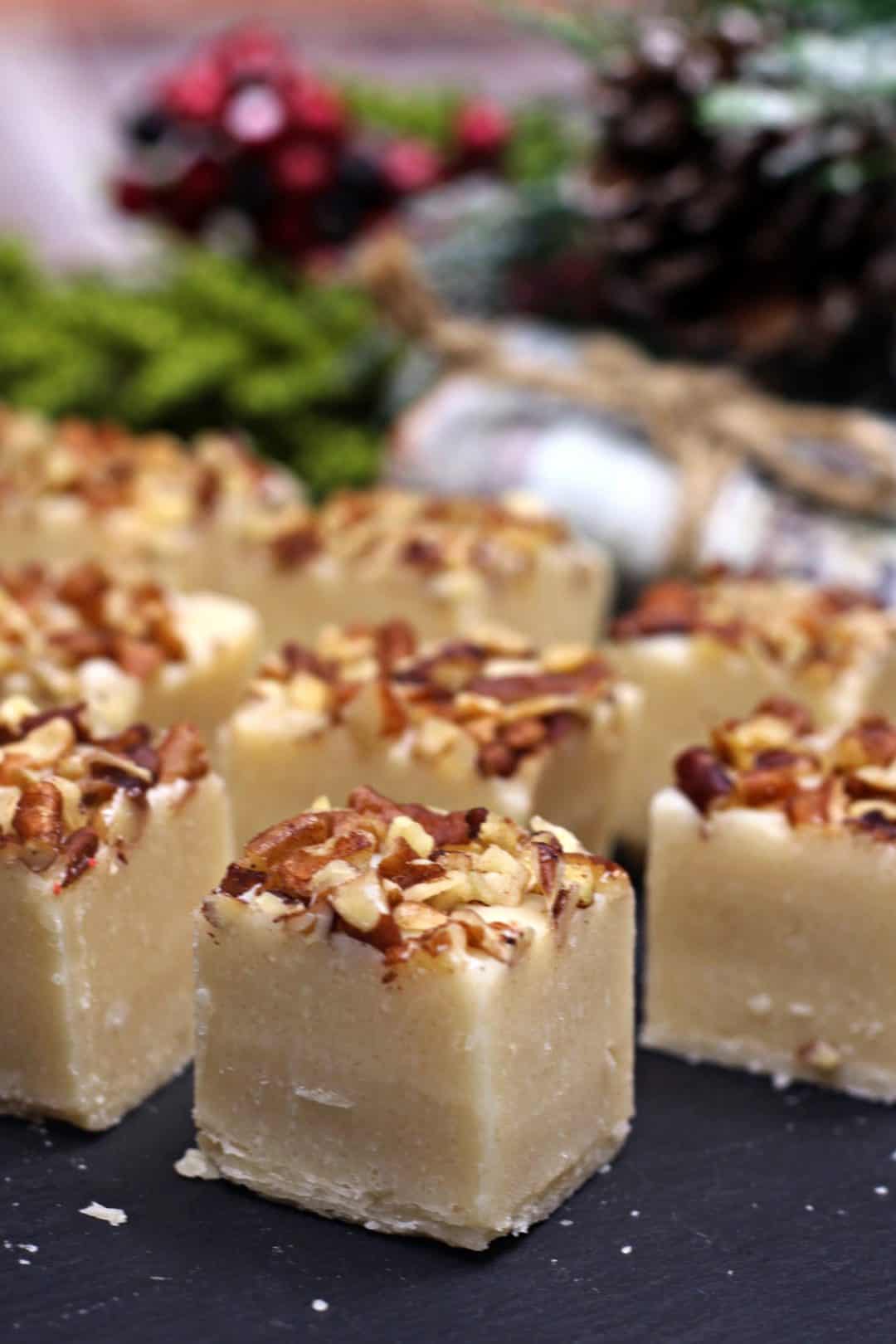 Pecan Pie Fudge - Easy Fudge Recipes - Microwave Fudge
