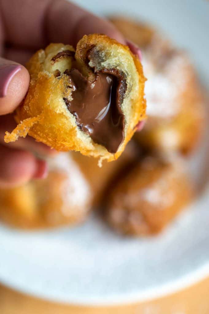 Fried Nutella Dessert Dumplings - Easy Nutella Recipes