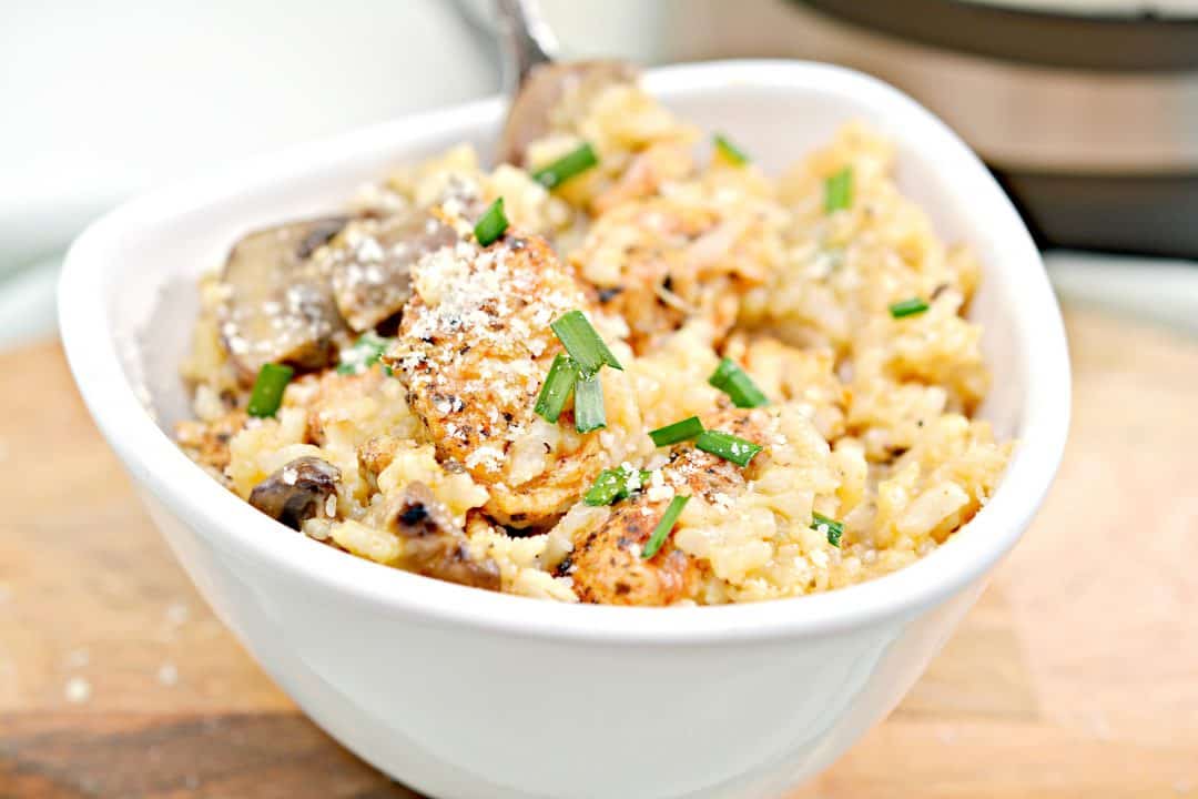Instant Pot Risotto with Chicken - Sweet Pea's Kitchen