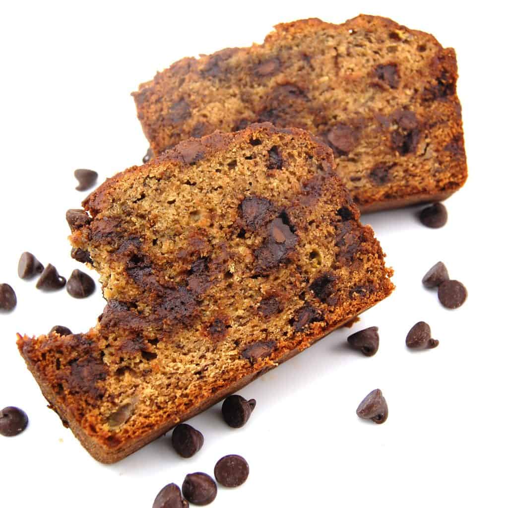 Banana Espresso Chocolate Chip Bread - Sweet Pea's Kitchen