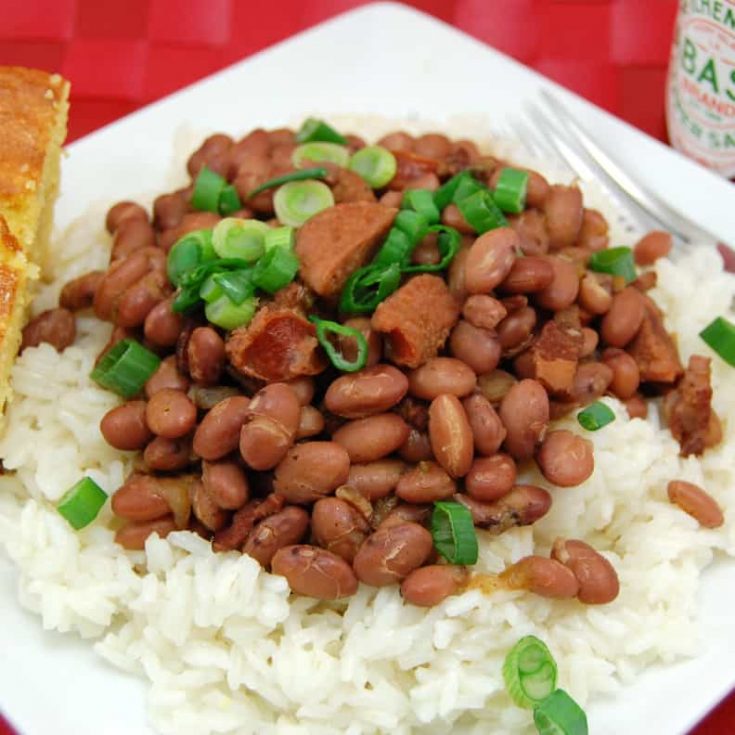 Cajun Red Beans and Rice - Sweet Pea's Kitchen