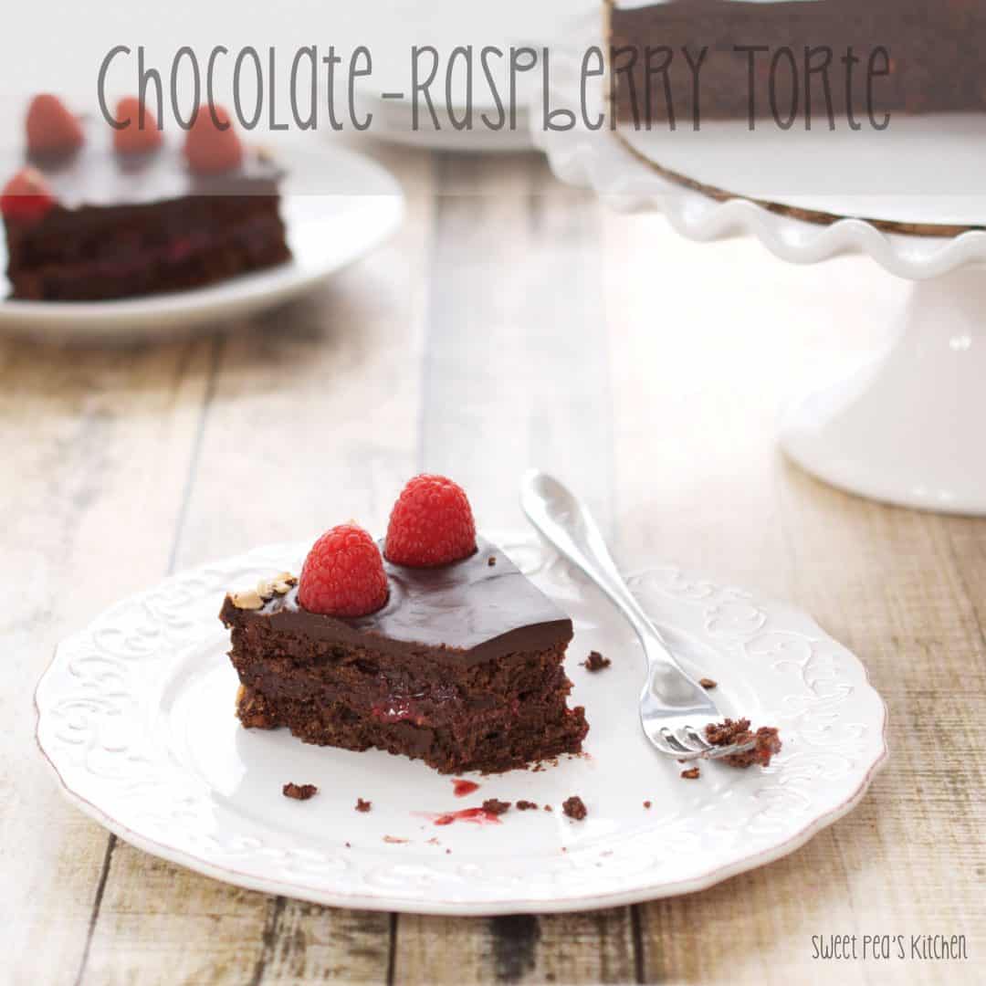 Raspberry Chocolate Cake Torte Recipe - Sweet Pea's Kitchen