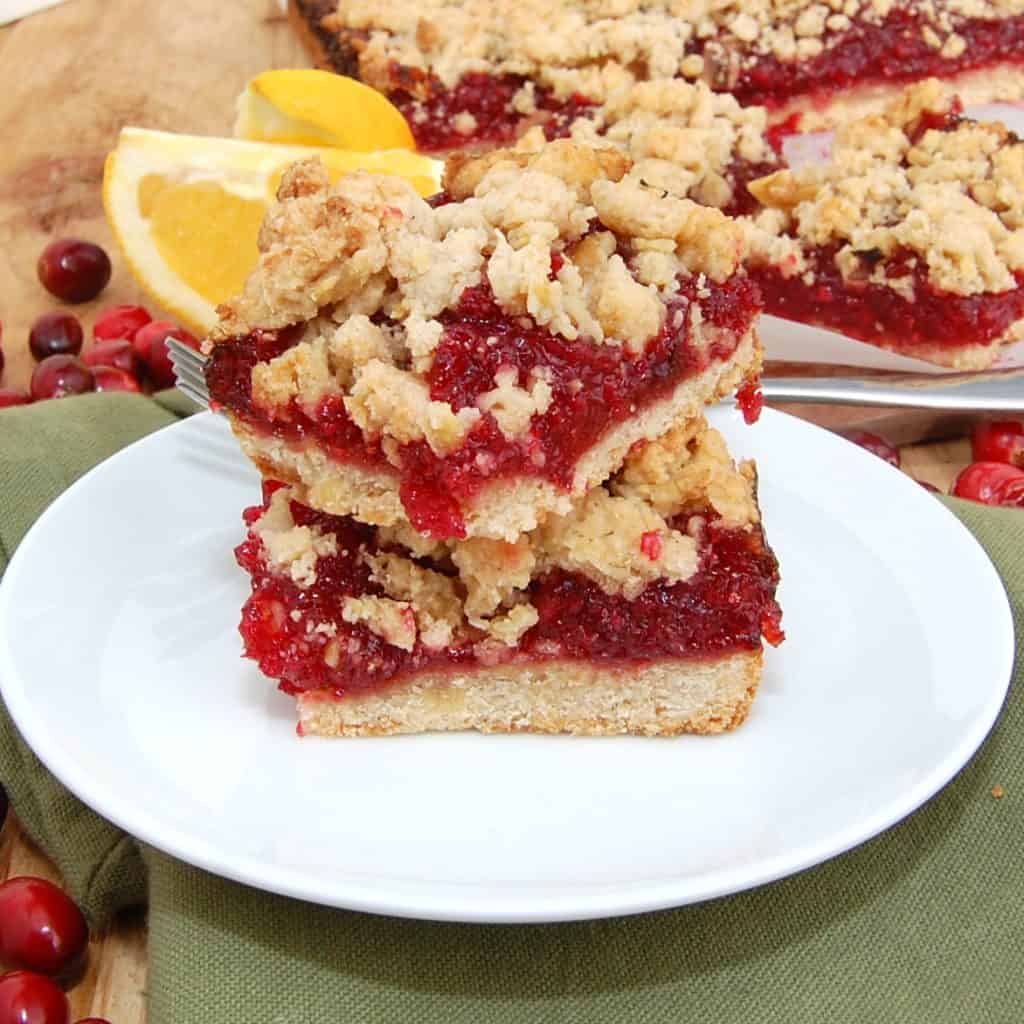 Cranberry Orange Bars - Sweet Pea's Kitchen