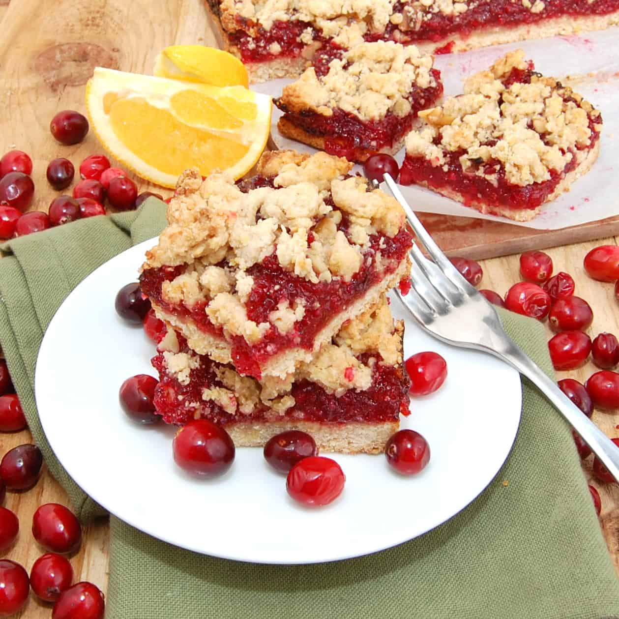 Cranberry Orange Bars - Sweet Pea's Kitchen