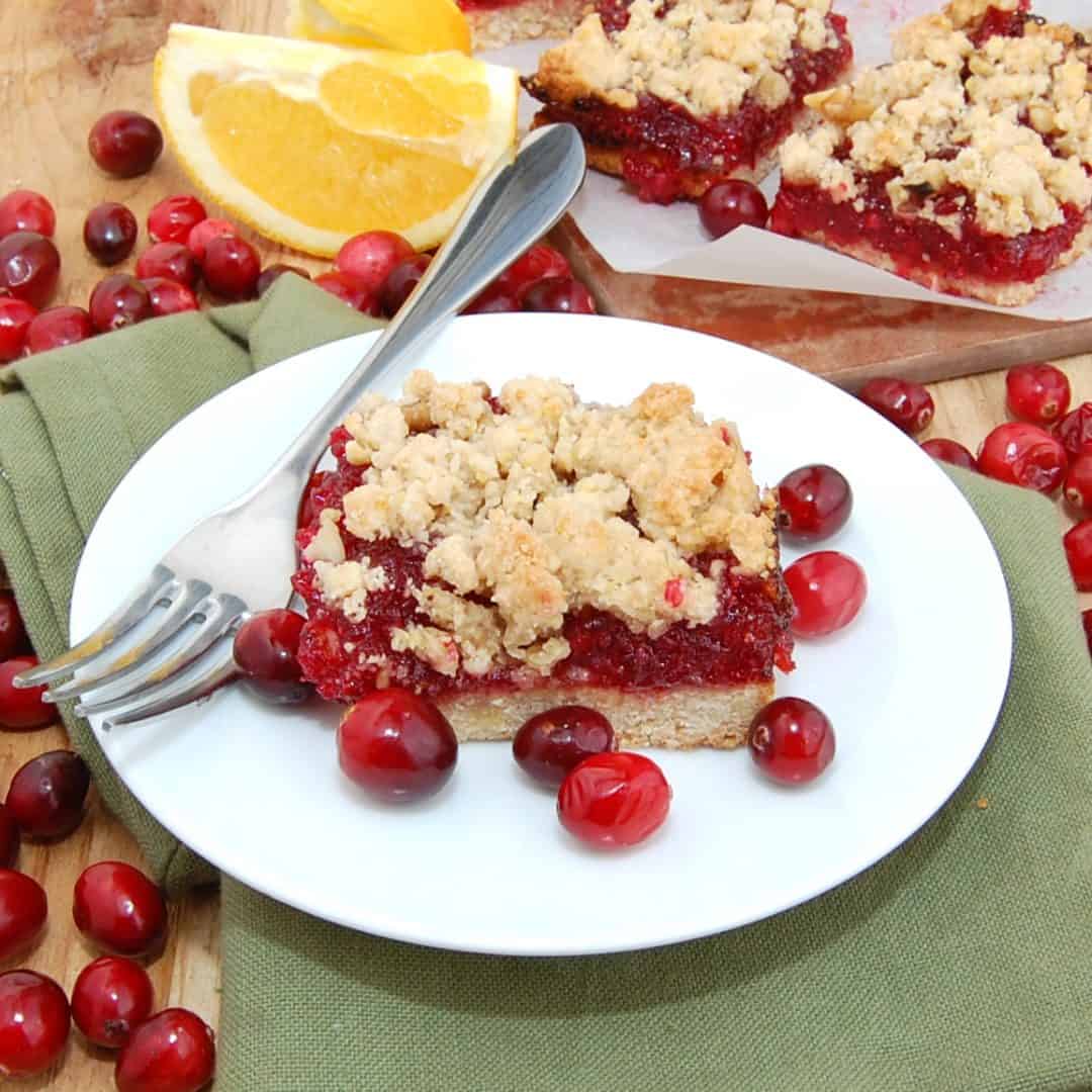 Cranberry Orange Bars - Sweet Pea's Kitchen
