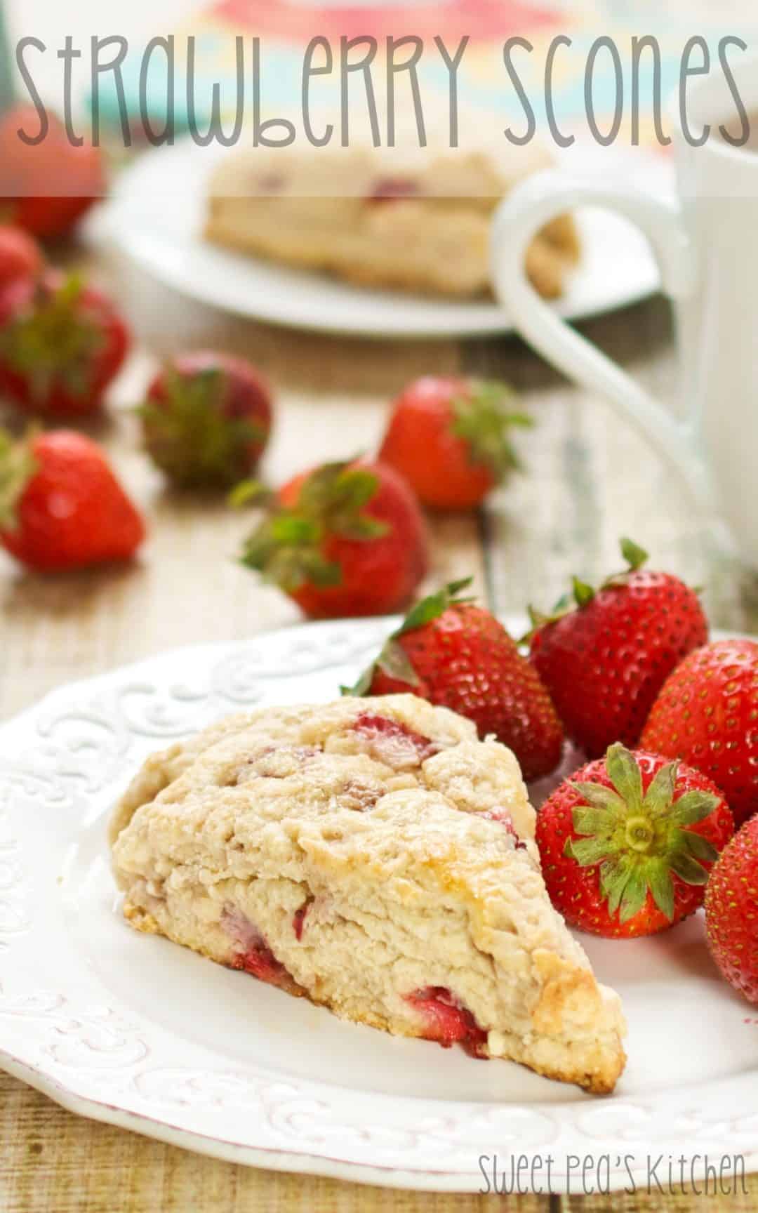 Raspberry Lemon Scones - Sweet Pea's Kitchen