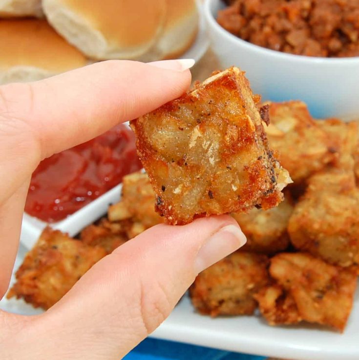 Homemade Crispy Potato Tots (Tater Tots) | Sweet Pea's Kitchen