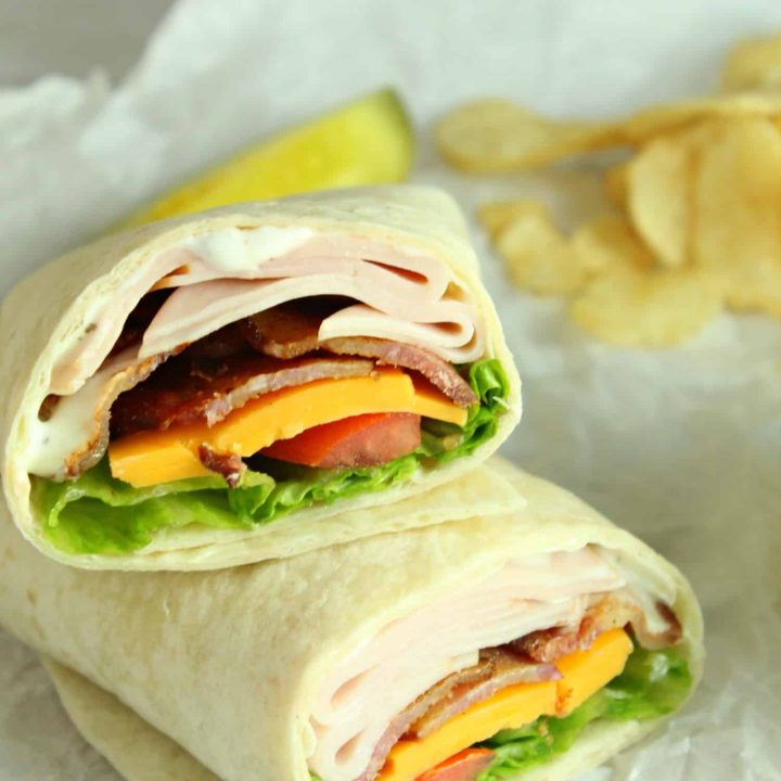 Bacon Ranch Turkey Wrap - Sweet Pea's Kitchen