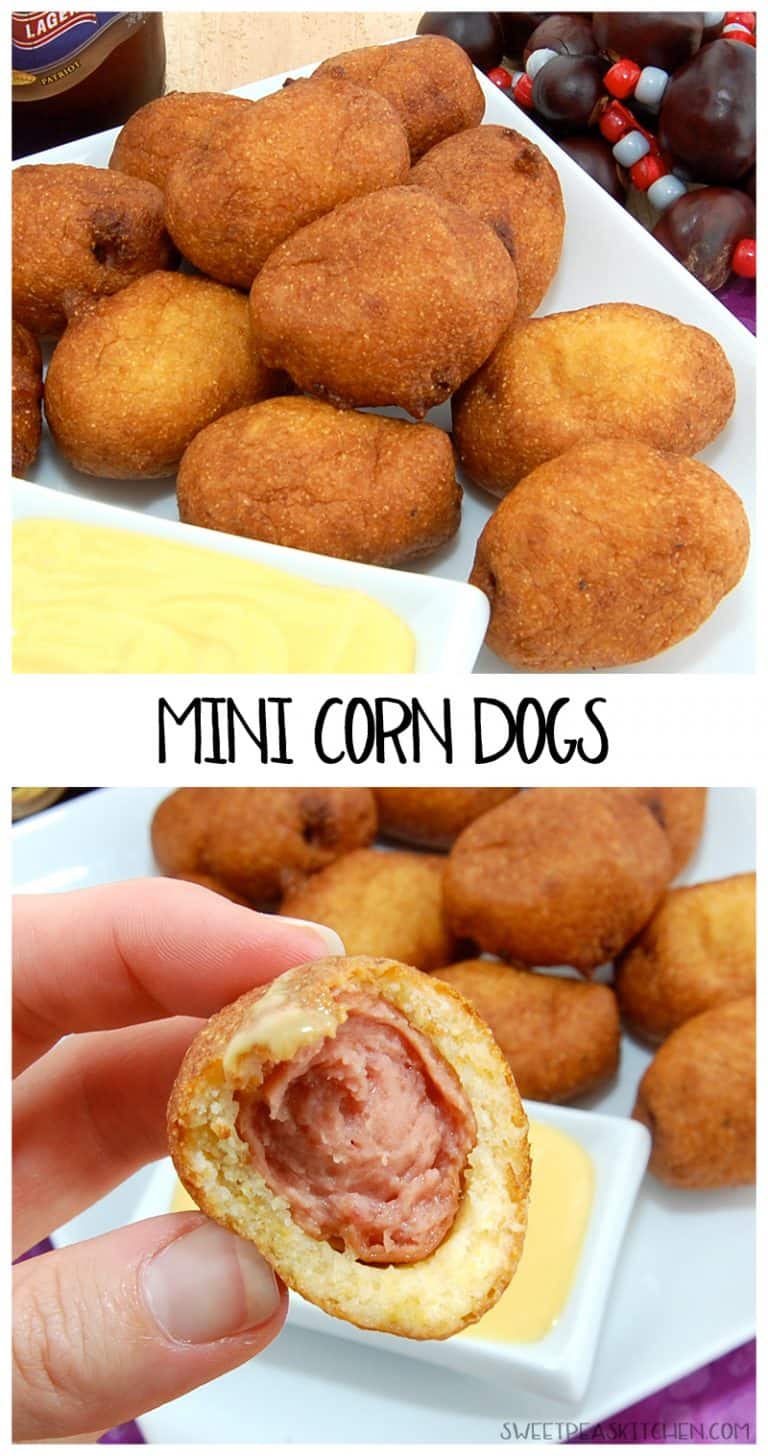 Mini Corn Dogs - Sweet Pea's Kitchen