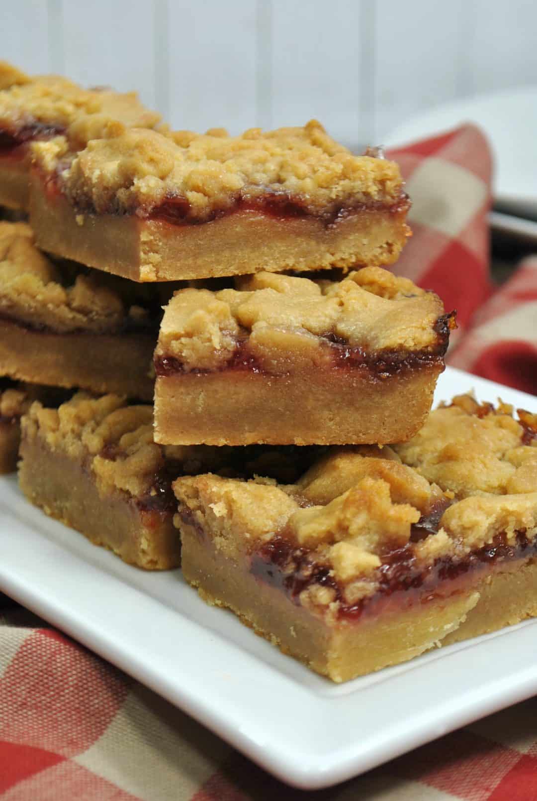Peanut Butter and Jelly Bars Recipe - Sweet Pea's Kitchen