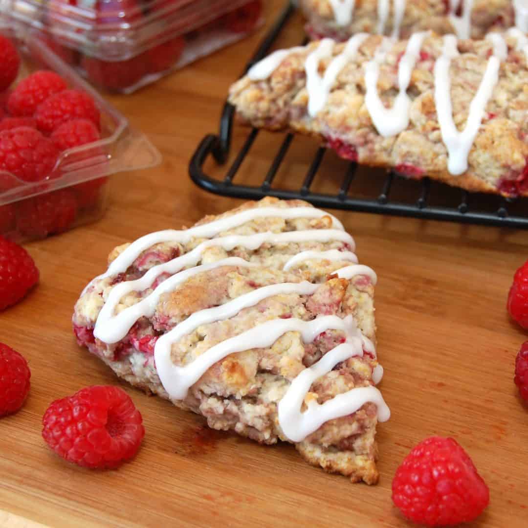 Raspberry Lemon Scones - Sweet Pea's Kitchen