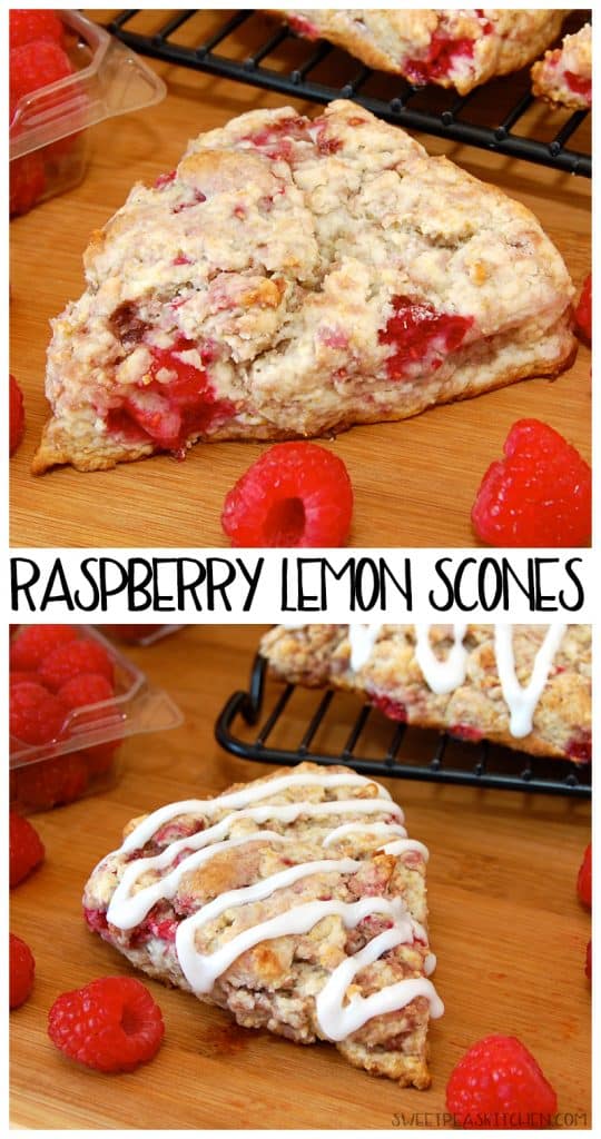 Raspberry Lemon Scones - Sweet Pea's Kitchen