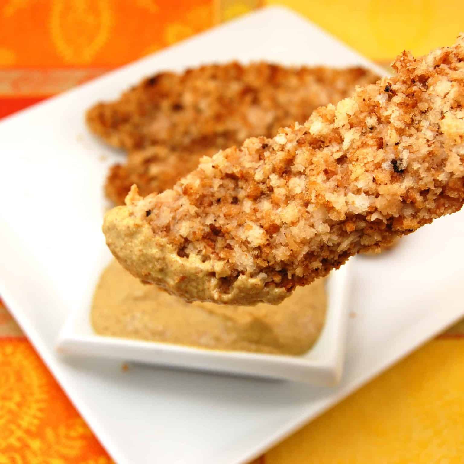 Crispy Baked Chicken Fingers - Sweet Pea's Kitchen