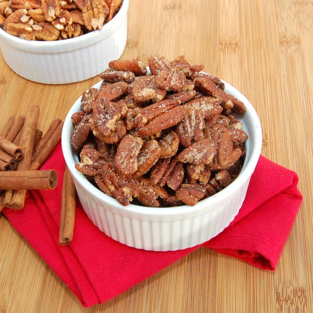 Warmed-Spiced Pecans with Rum Glaze - Sweet Pea's Kitchen