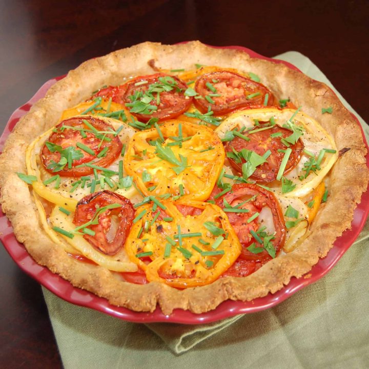 Heirloom Tomato Pie - Sweet Pea's Kitchen