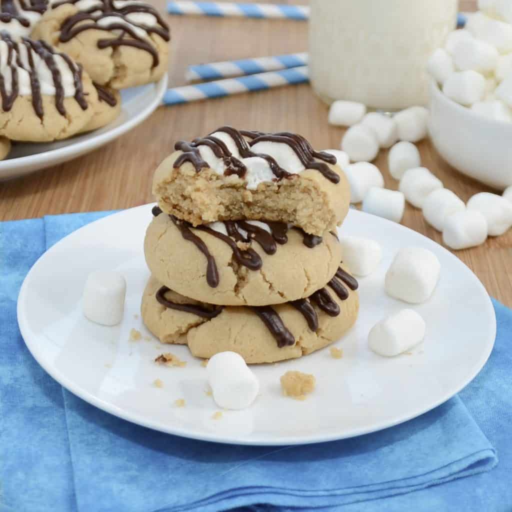 Fluffernutter Cookies - Sweet Pea's Kitchen