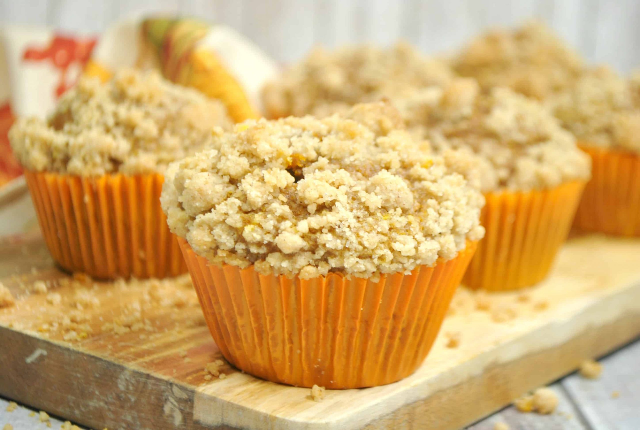 Easy Pumpkin Muffins with Crumb Topping - Sweet Pea's Kitchen