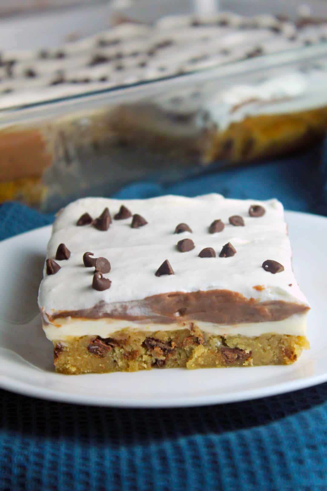 Chocolate Chip Cookie Chocolate Lasagna - Sweet Pea's Kitchen
