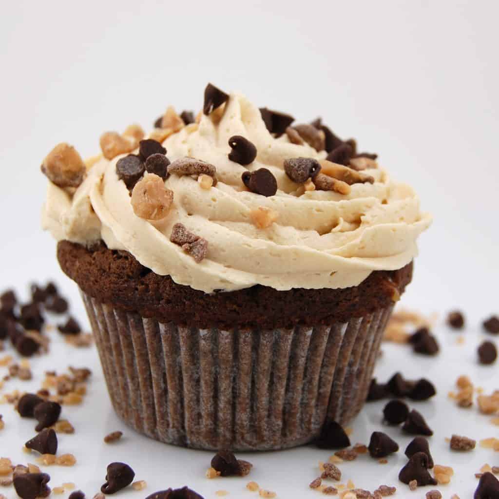 Toffee Mocha Cupcakes - Sweet Pea's Kitchen