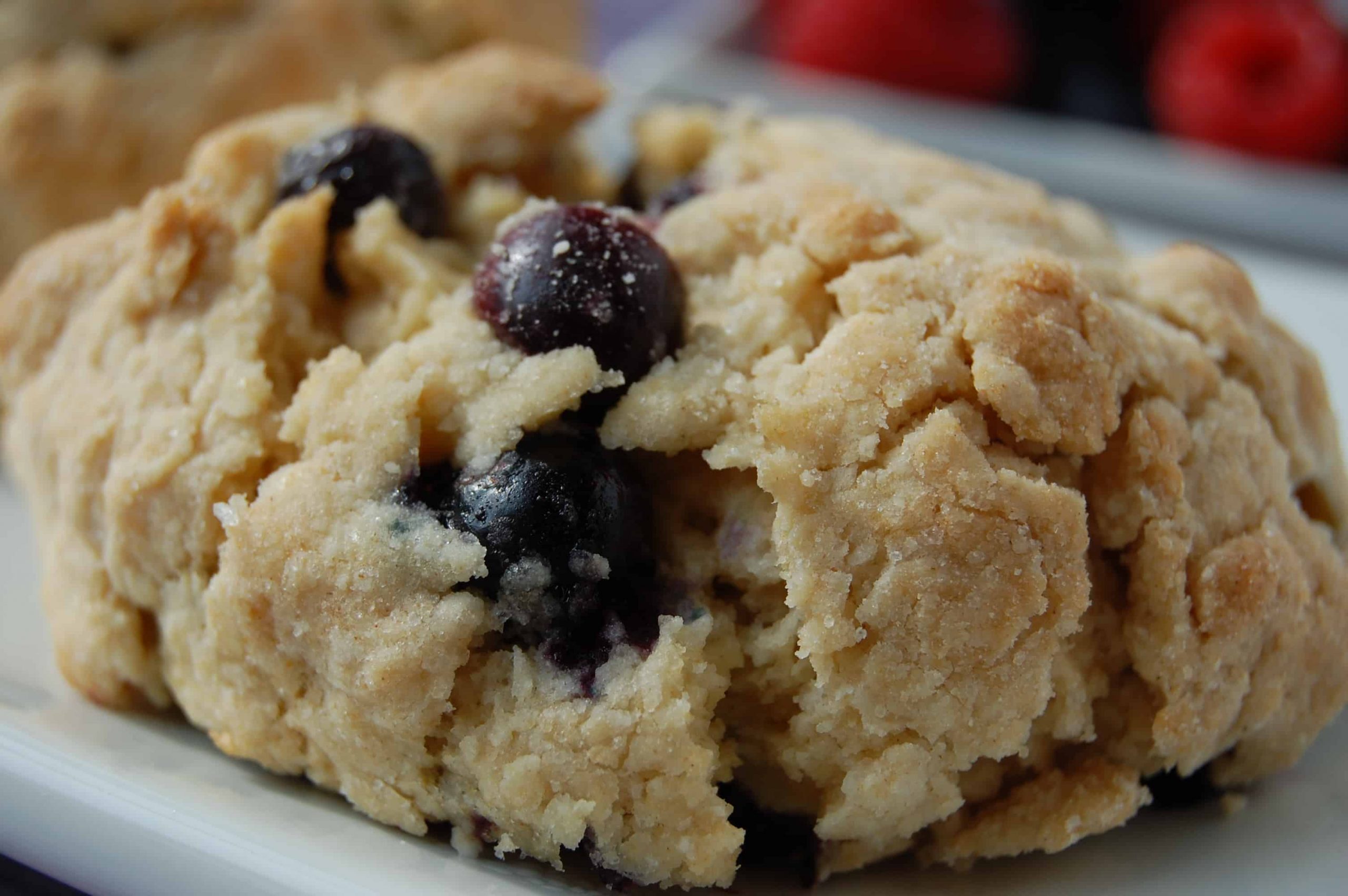 Blueberry Drop Scones - Sweet Pea's Kitchen