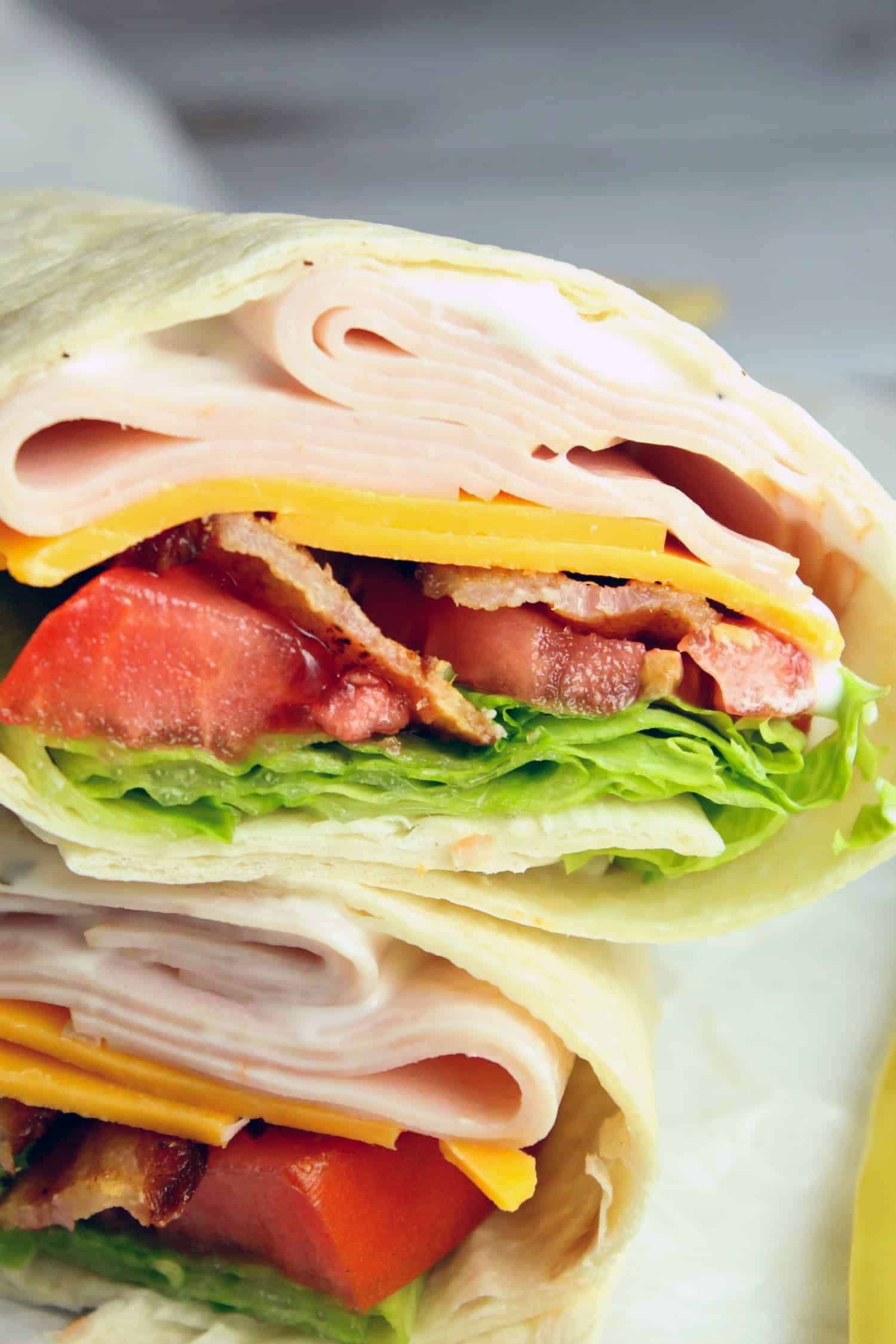Turkey Ranch Club Wrap Easy Recipes