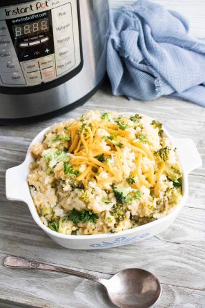 Instant Pot Broccoli and Rice Casserole - Sweet Pea's Kitchen