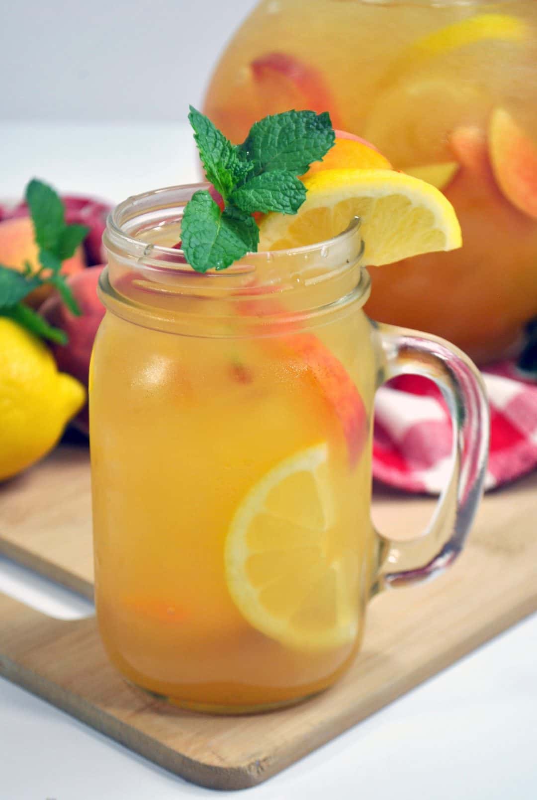 Sugar-Free Peach Lemonade - Sweet Pea's Kitchen