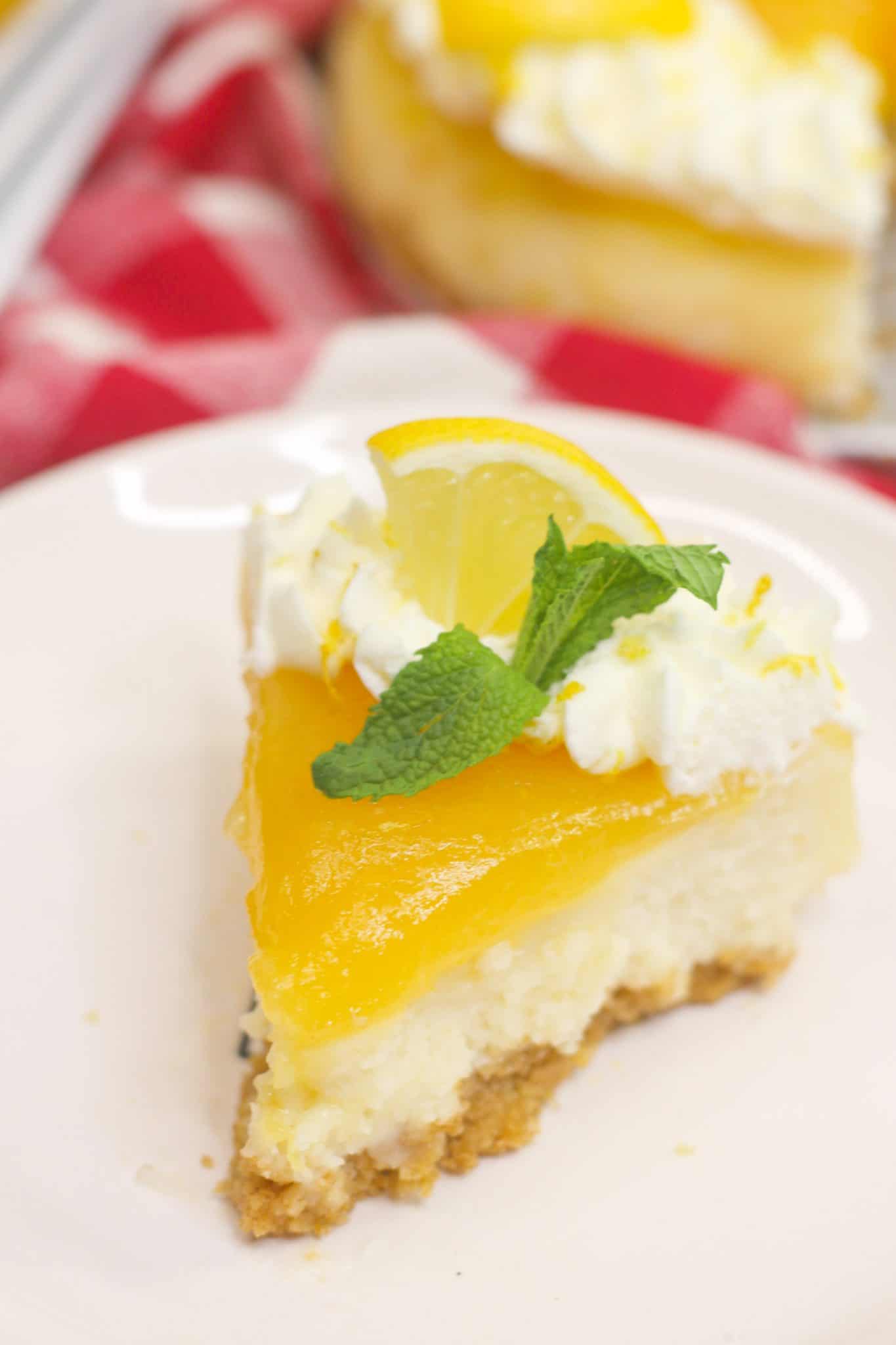 Instant Pot Lemon Cheesecake - Sweet Pea's Kitchen