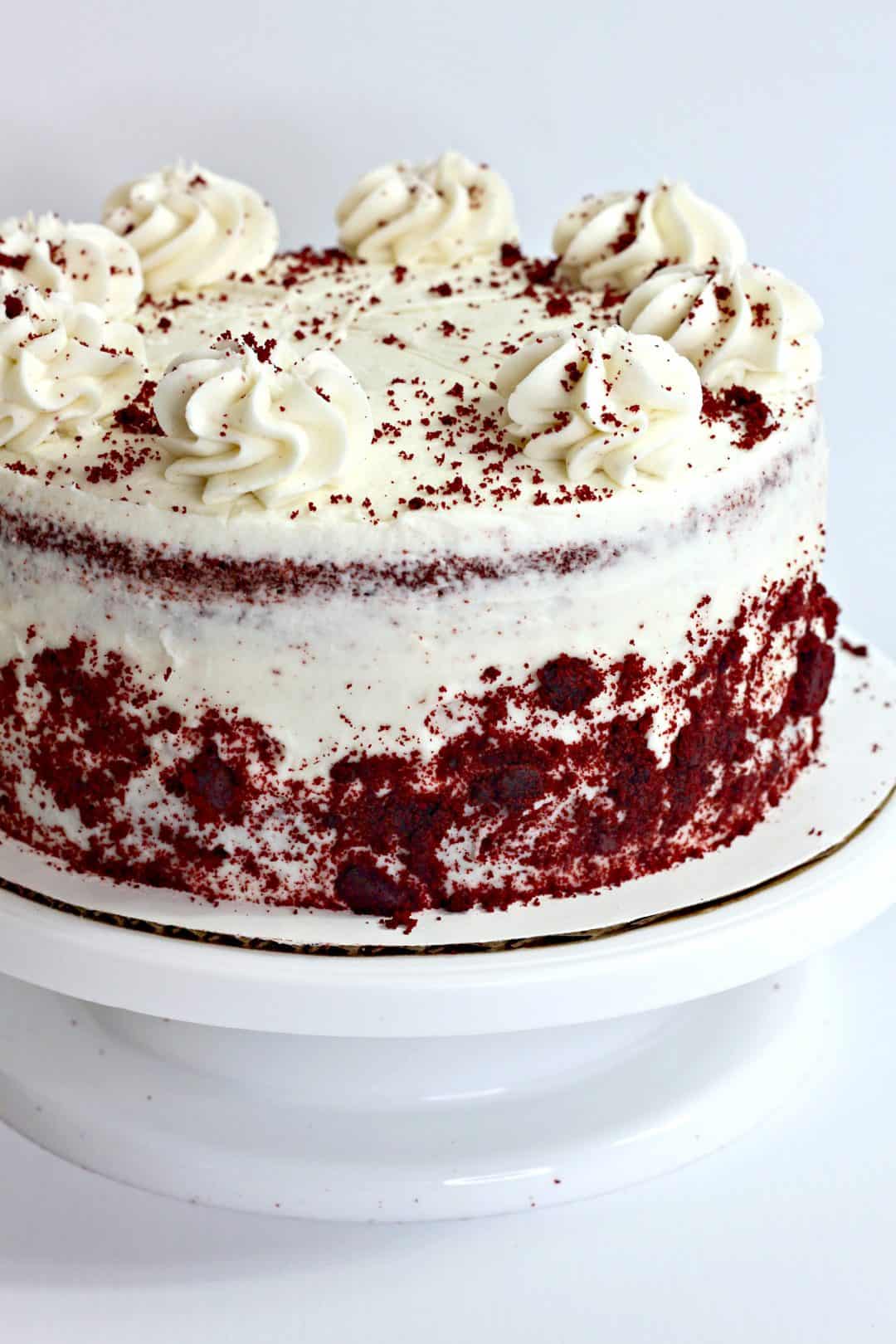 Easy Layered Red Velvet Cake Recipe - Sweet Pea's Kitchen