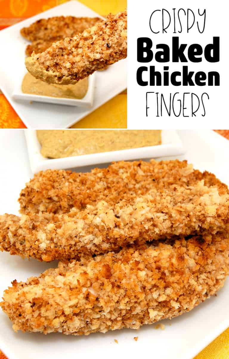 Crispy Baked Chicken Fingers - Sweet Pea's Kitchen
