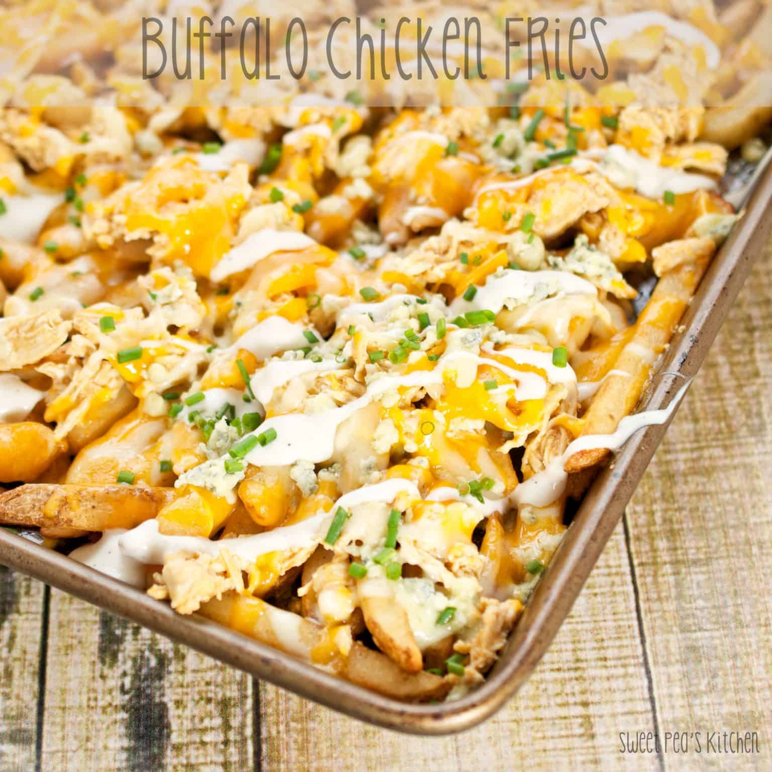 Buffalo Chicken Garbage Bread - Sweet Pea's Kitchen