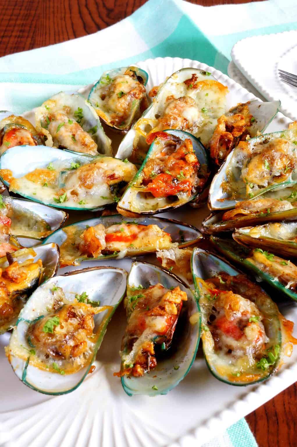Easy Baked Mussels Recipe - Sweet Pea's Kitchen