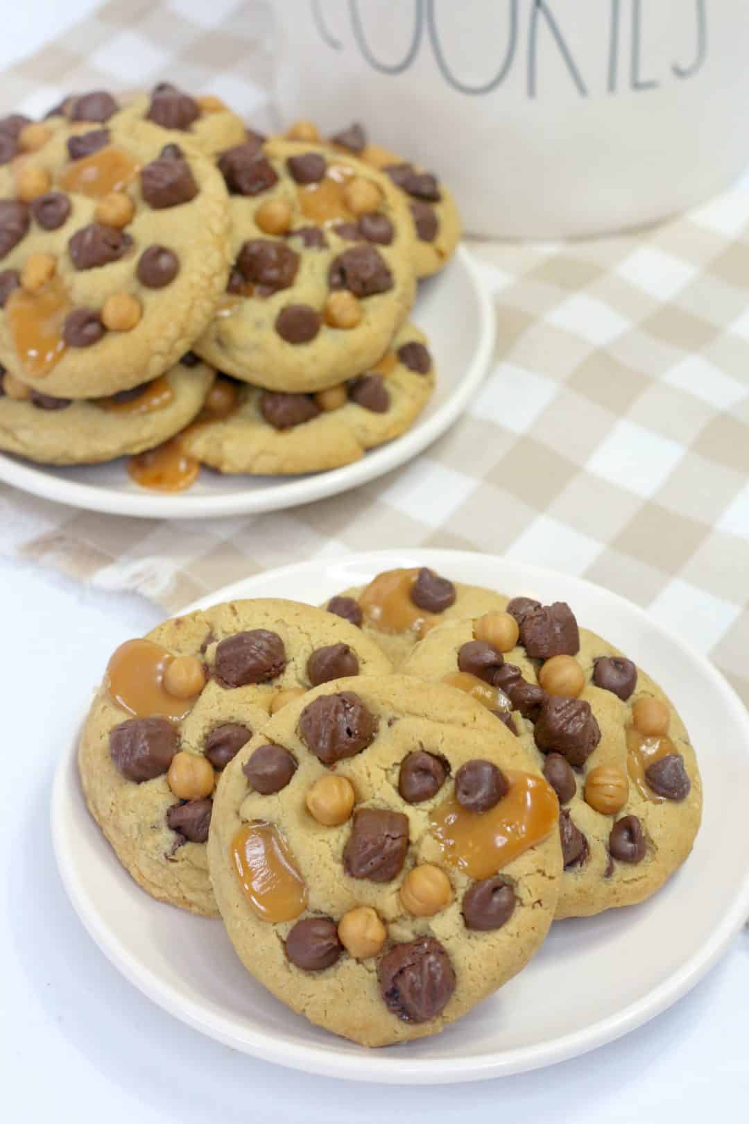 Salted Caramel Chocolate Chip Cookies - Sweet Pea's Kitchen