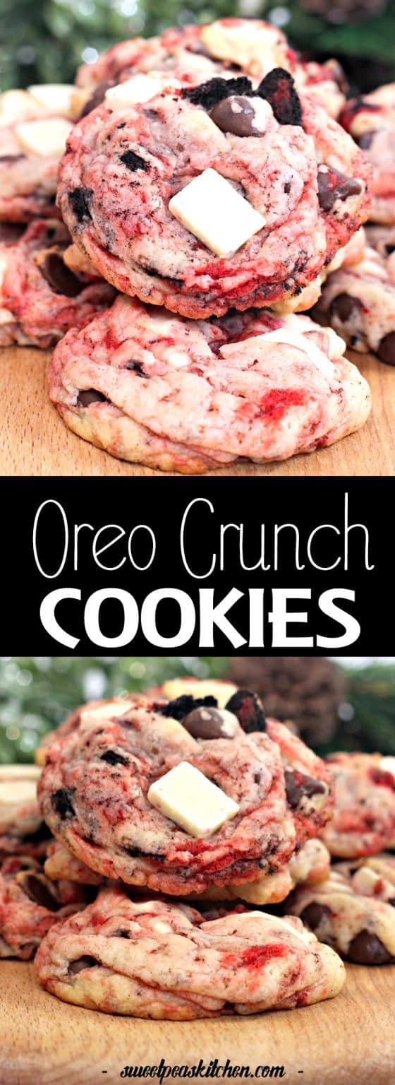 Oreo Peppermint Crunch Cookies - Sweet Pea's Kitchen