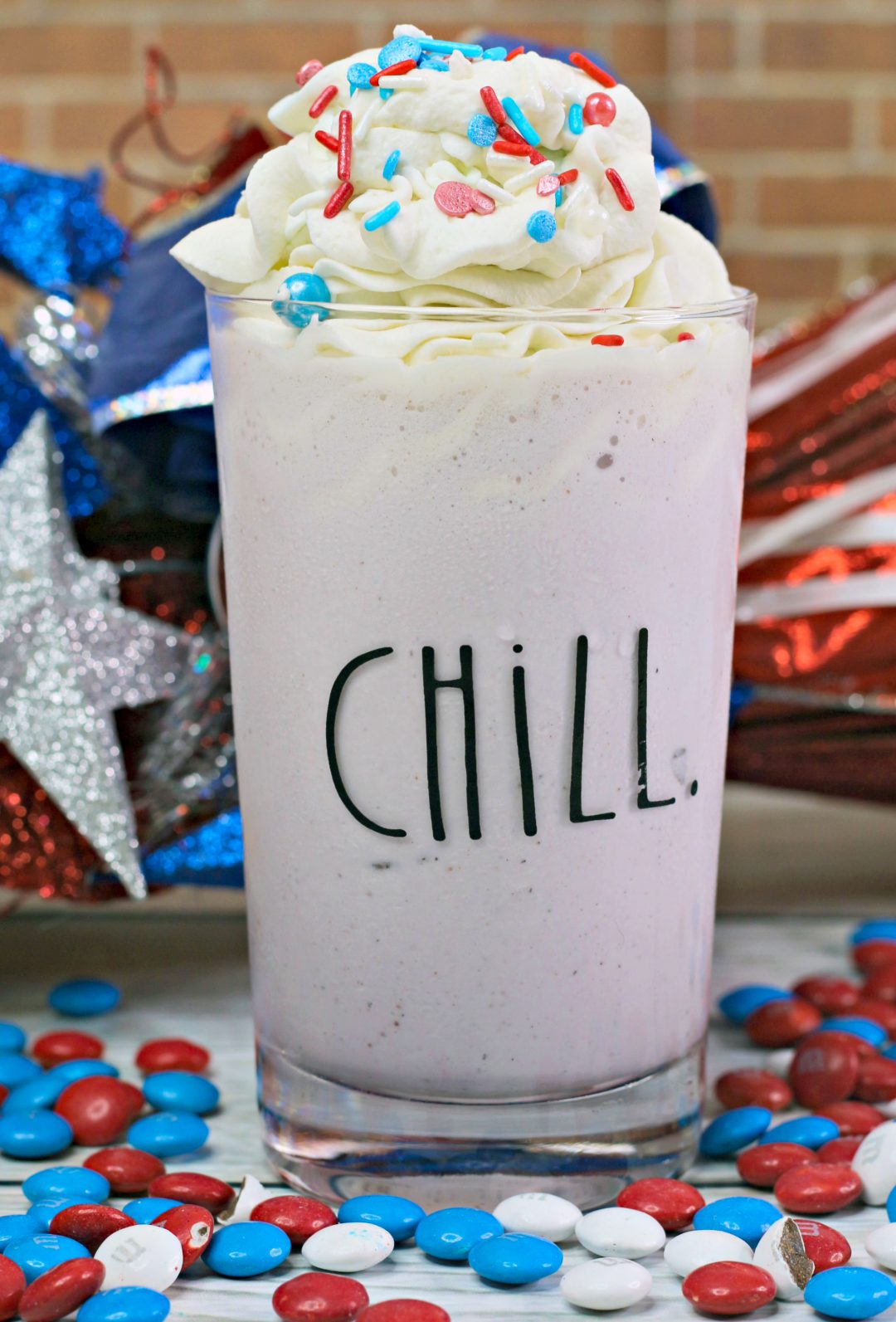 The Best M&M Boozy Milkshake Recipe - Sweet Pea's Kitchen