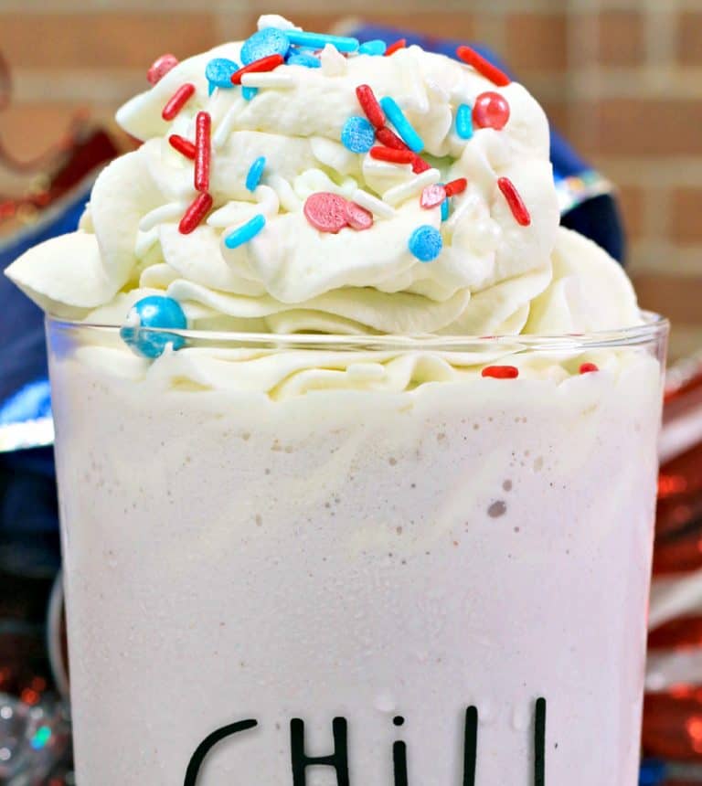 The Best M&M Boozy Milkshake Recipe - Sweet Pea's Kitchen