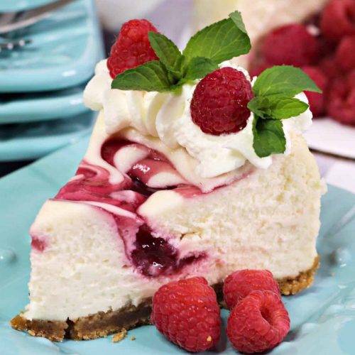 Instant Pot Raspberry Cheesecake Recipe - Sweet Pea's Kitchen