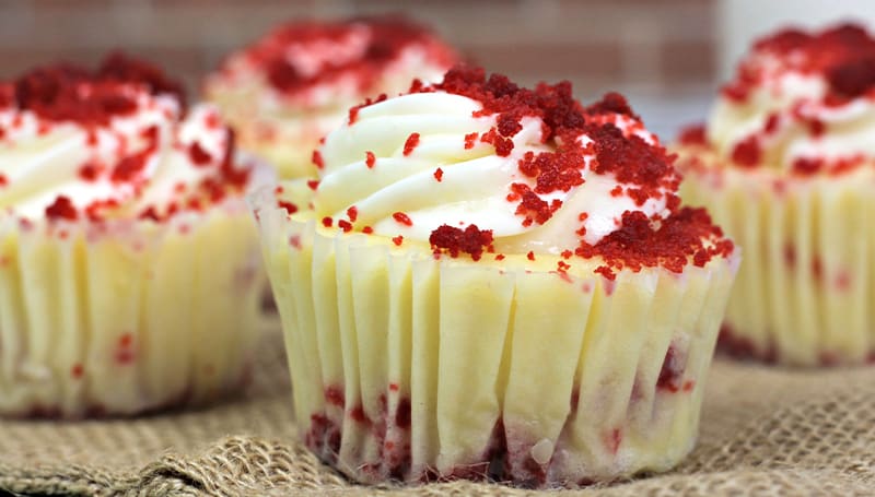 Mini Red Velvet Cheesecakes Recipe - Sweet Pea's Kitchen