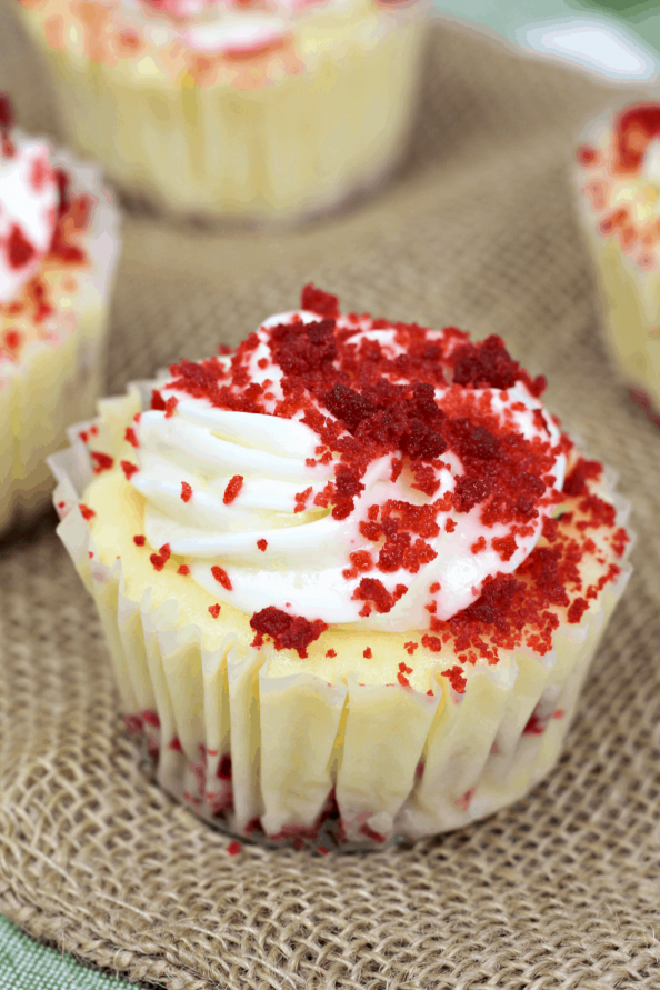 Mini Red Velvet Cheesecakes Recipe - Sweet Pea's Kitchen