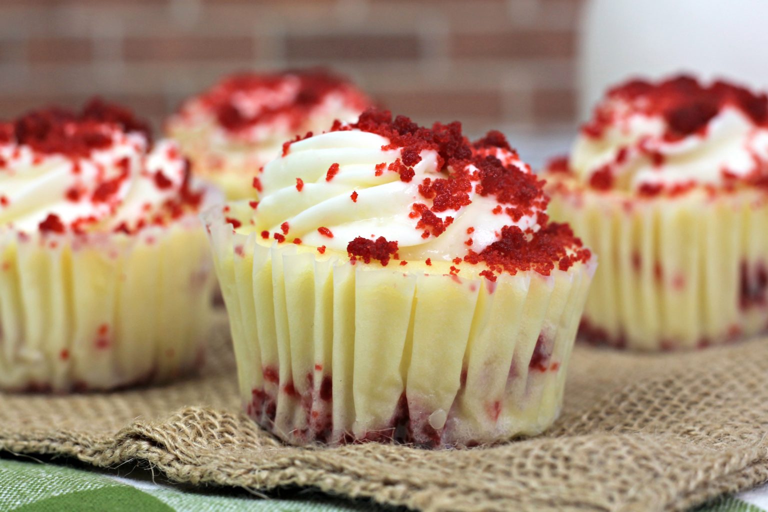 Mini Red Velvet Cheesecakes Recipe - Sweet Pea's Kitchen